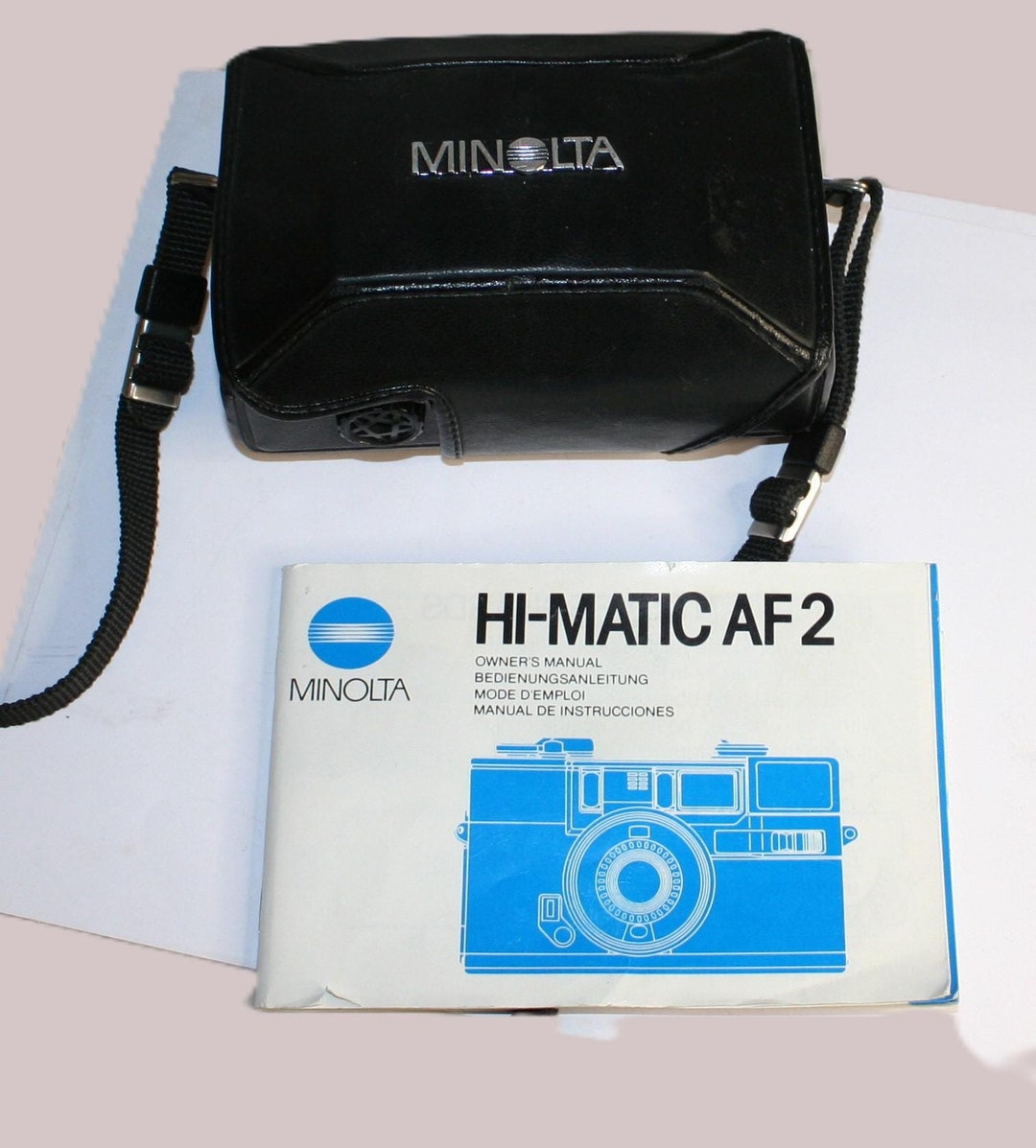 Vintage Minolta Hi-matic AF2 Point and Shoot Camera Set - A Classic Collector's Find - Etsy