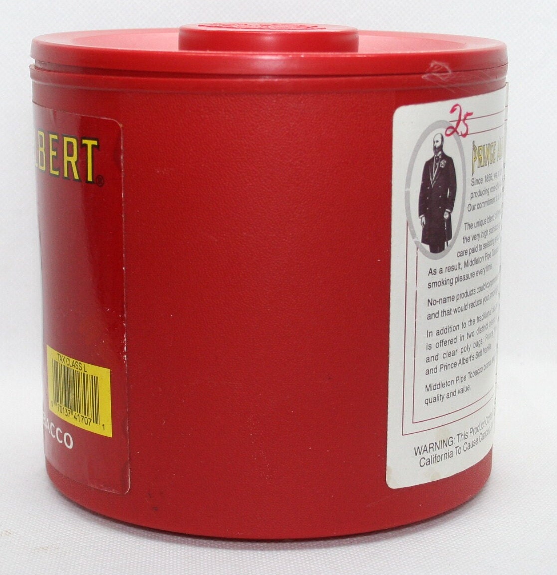 Vintage Plastic Prince Albert 14 Oz Tub With Lid - Etsy