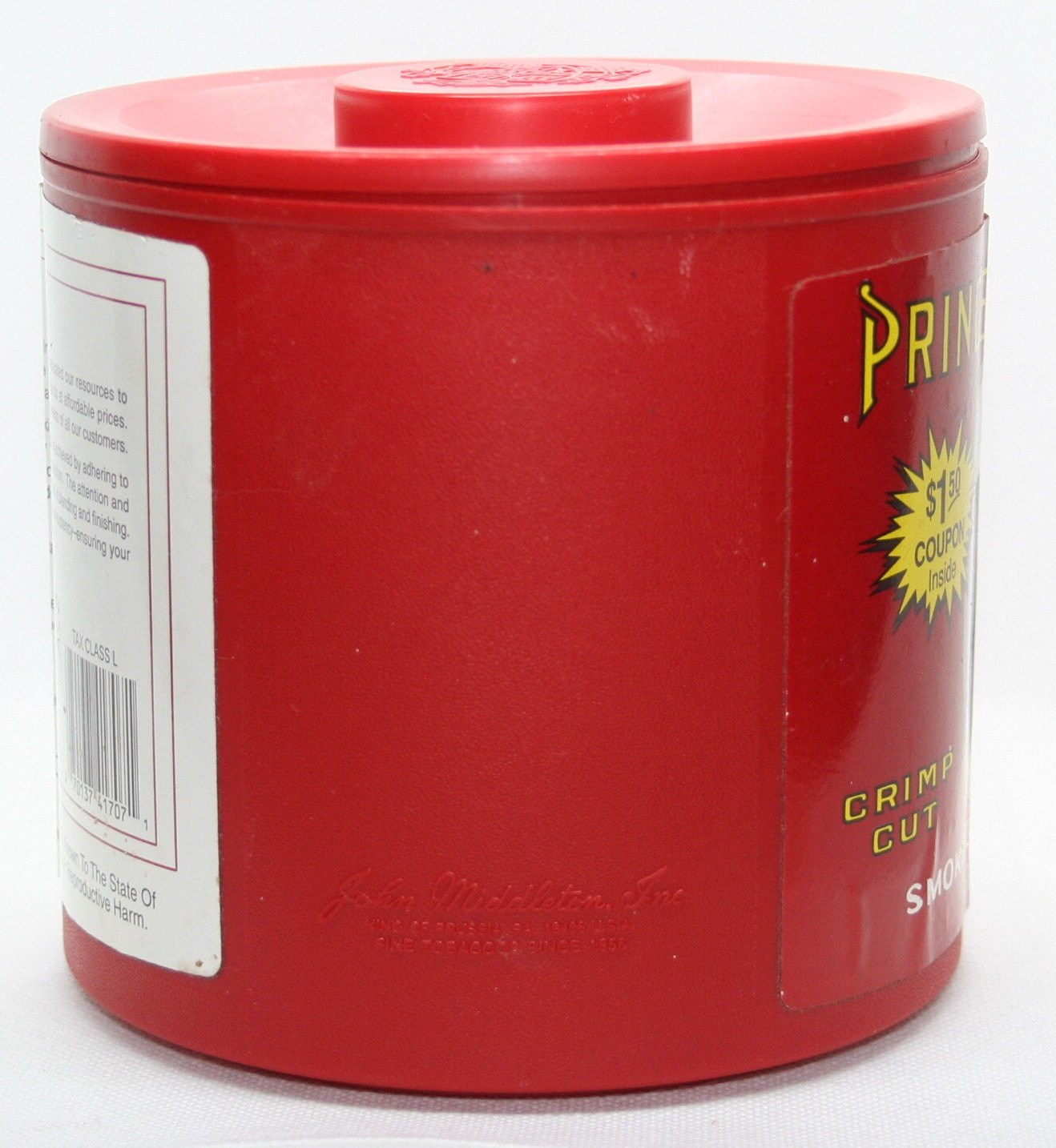 Vintage Plastic Prince Albert 14 Oz Tub With Lid - Etsy