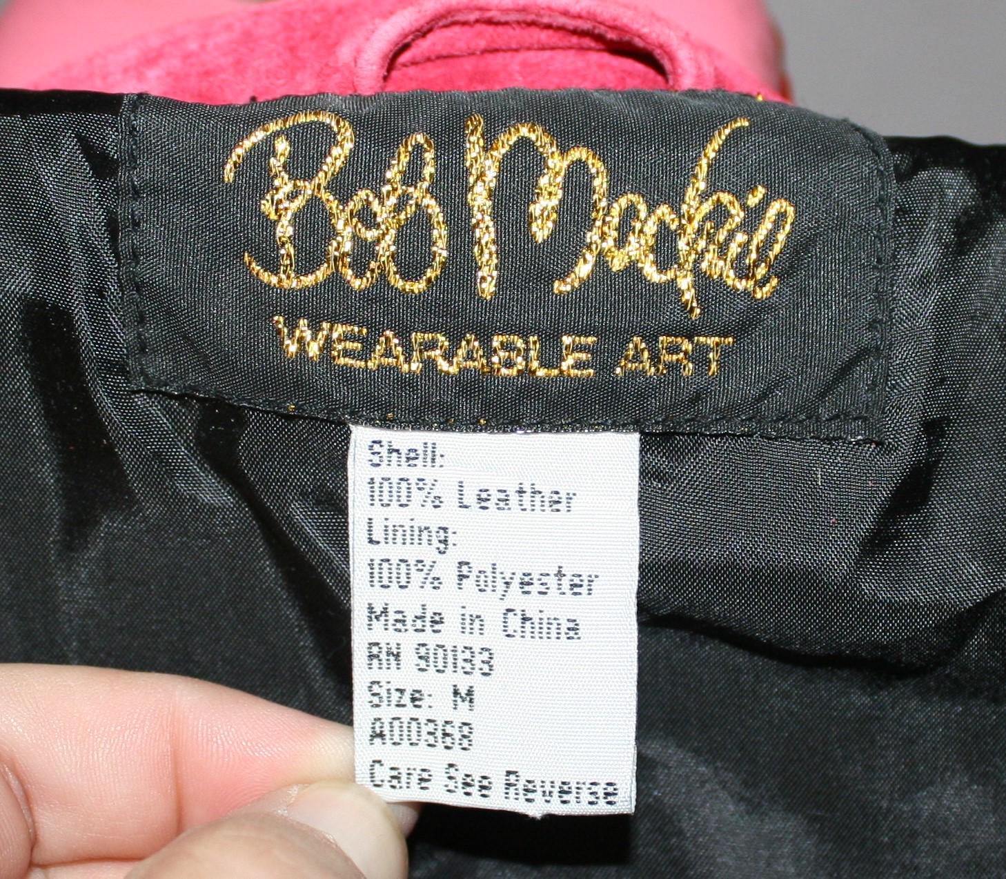 Vintage Bob Mackie Wearable Art Black Suede Jacket Western Cowgirl Chic ...