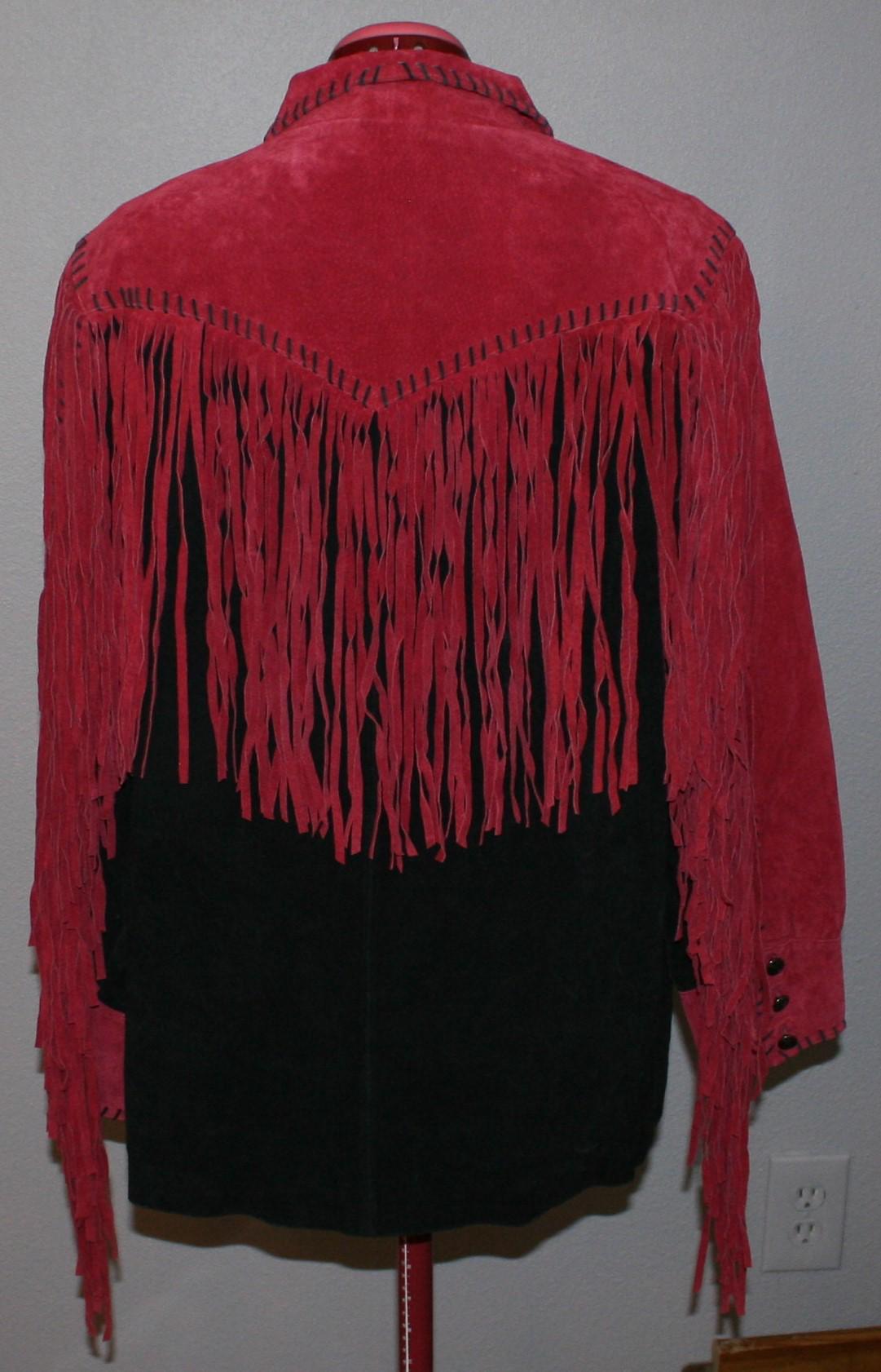 Vintage Bob Mackie Wearable Art Black Suede Jacket Western Cowgirl Chic ...