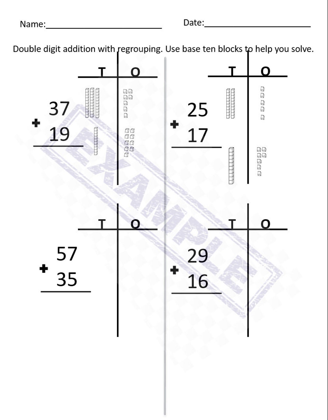 Master Double-digit Addition in 2nd Grade: With and Without Regrouping ...
