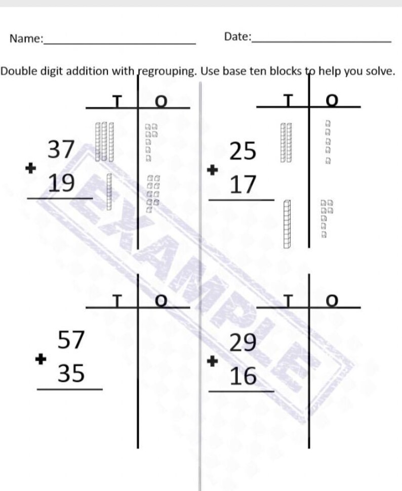 Master Double-digit Addition in 2nd Grade: With and Without Regrouping ...