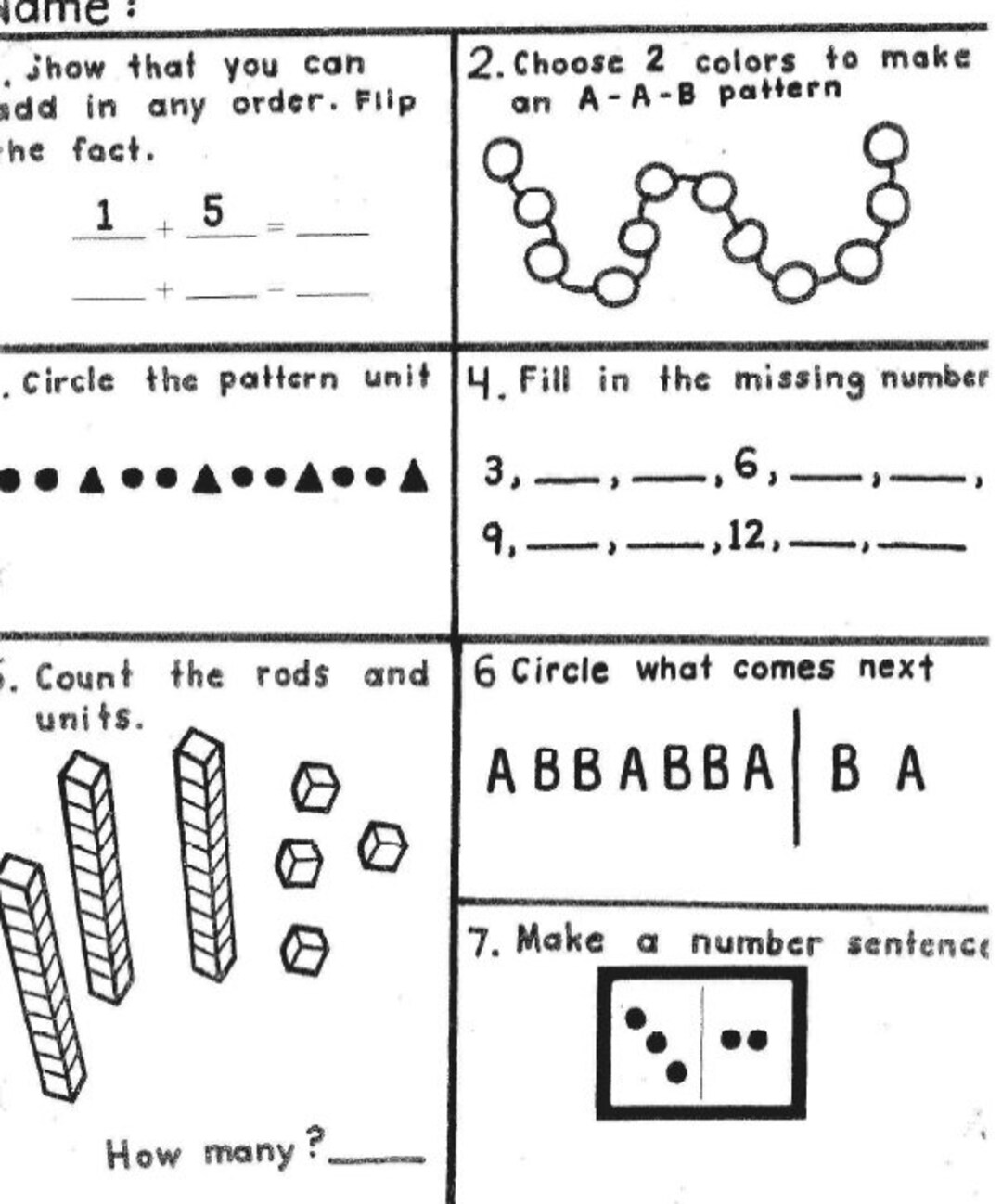 Kindergarten - 2nd Grade Math Worksheet Bundle (PDF) - Etsy