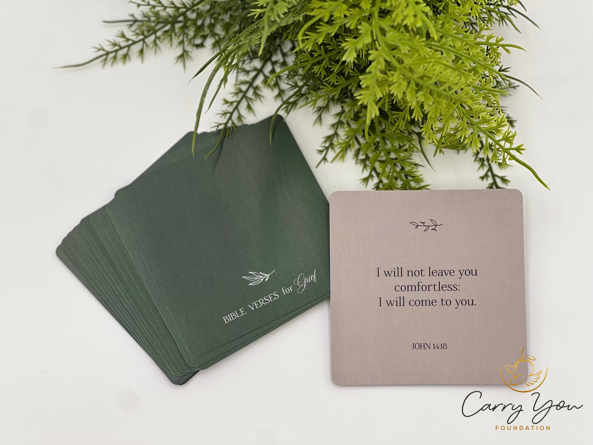 Scripture Cards for Grief, Bible Verses for Grief, Religious Grief Gift ...