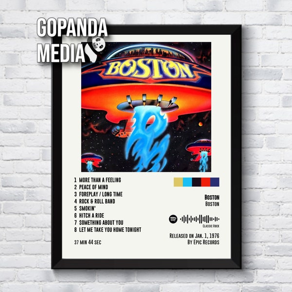 Boston Album Covers - Etsy