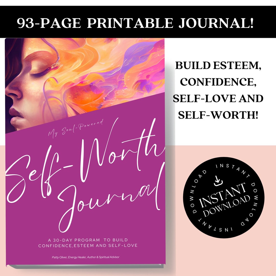 Self-worth Journal, Self-worth Printable Journal, Self-worth Guided ...