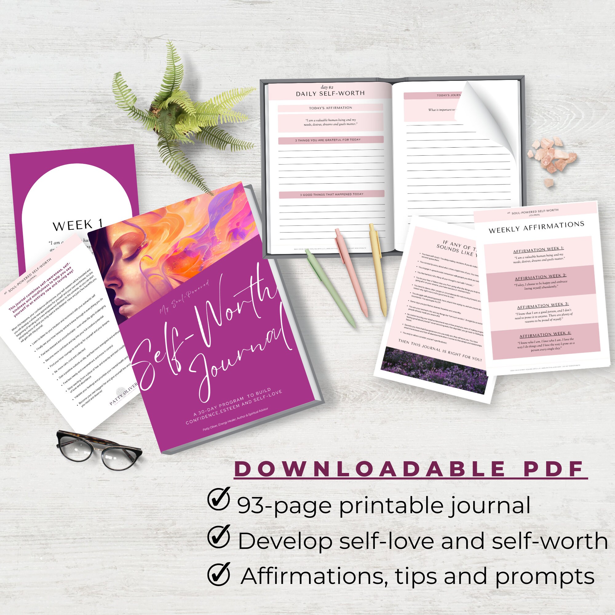 Self-worth Journal Self-worth Printable Journal Self-worth - Etsy