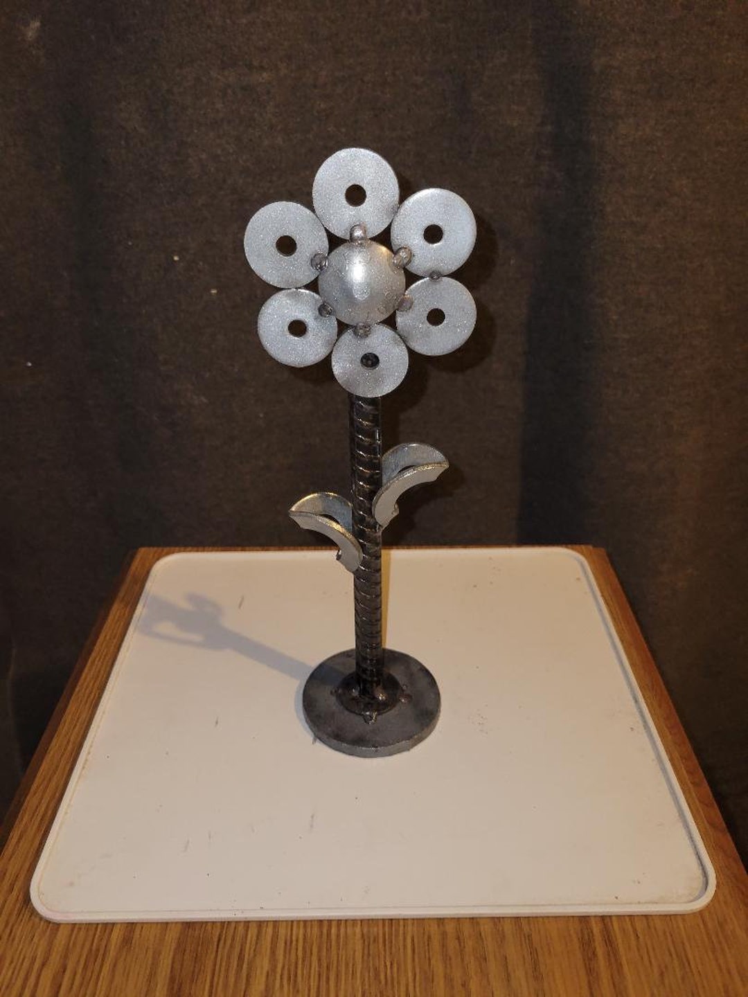 Metal Junk Art Flower - Etsy