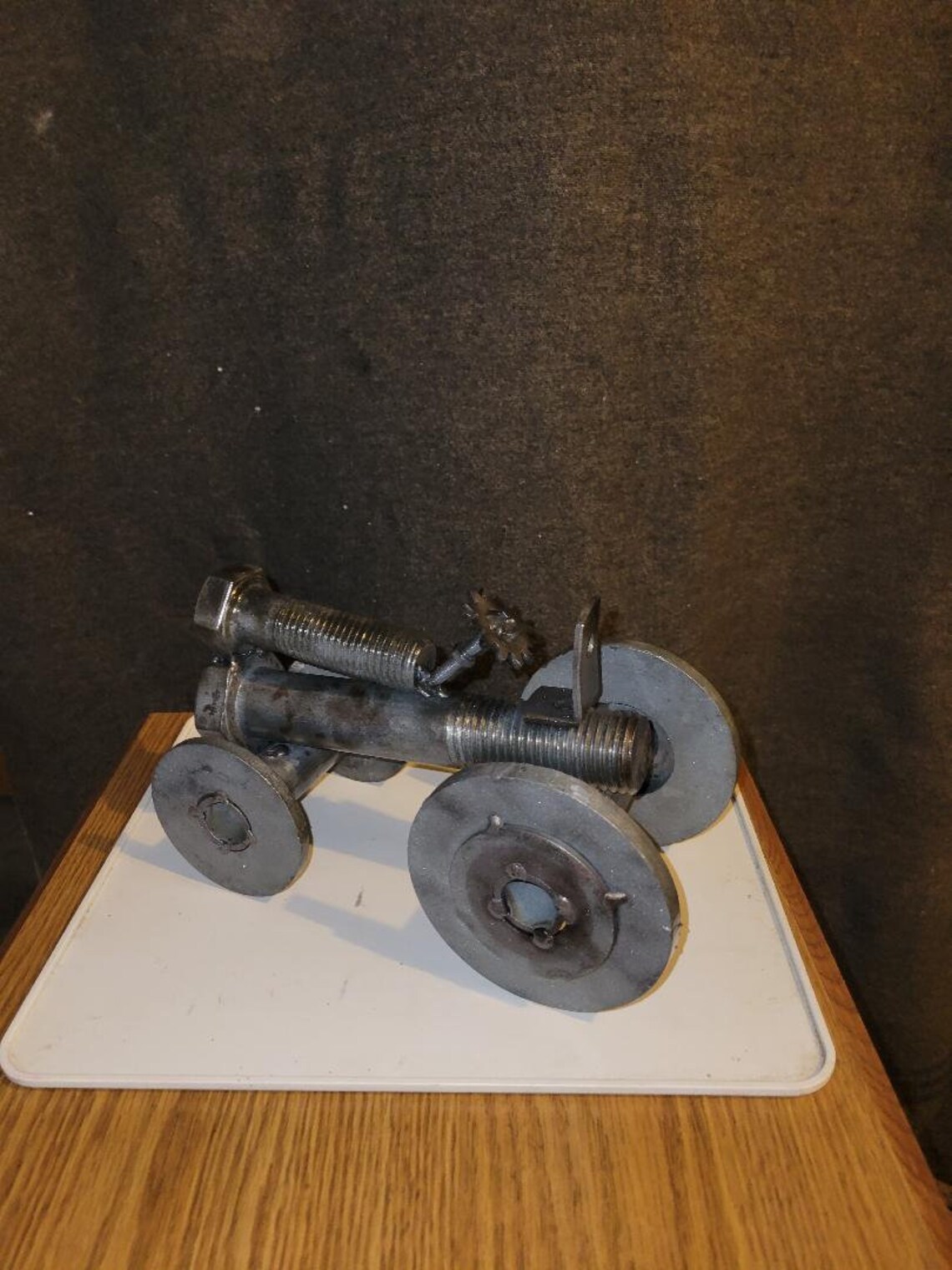 Metal Junk Art Tractor - Etsy