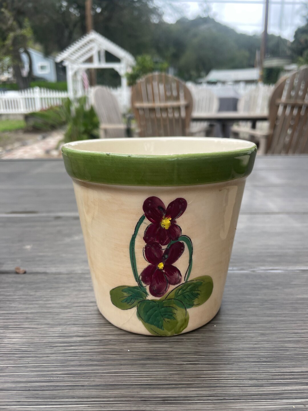 Set of 3 Flower Pots - Etsy