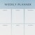 Beige Weekly Schedule Planner Template Printable Digital Download - Etsy