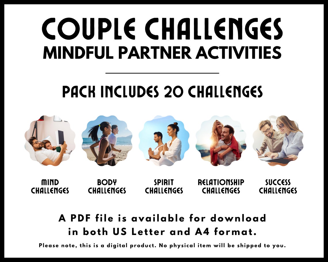 Couple Challenges - Mindful Partner Activities - Mind-body-spirit ...