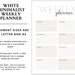 Cream Aesthetic Weekly Planner | Printable | Digital Download - Etsy