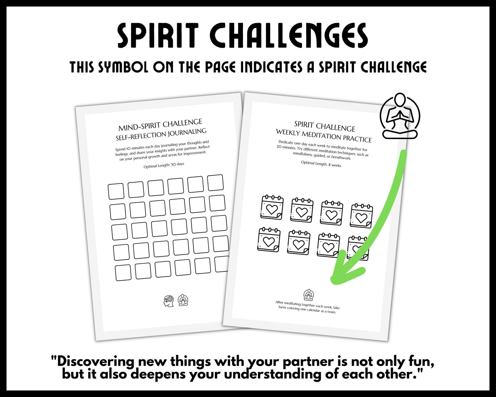 Couple Challenges - Mindful Partner Activities - Mind-body-spirit ...