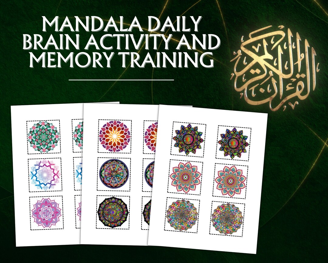 Mandala Daily Brain Activity and Memory Training Enhance Your Memory ...