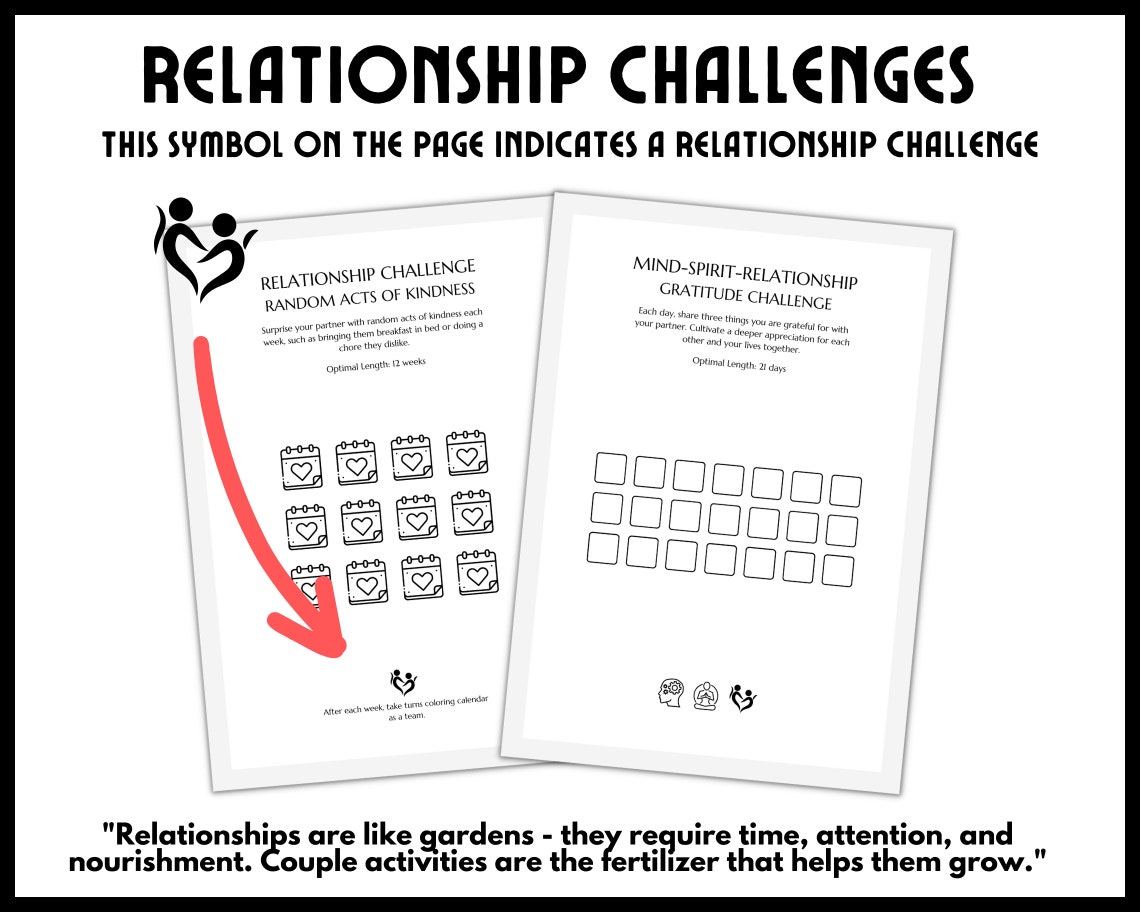 Couple Challenges - Mindful Partner Activities - Mind-body-spirit ...