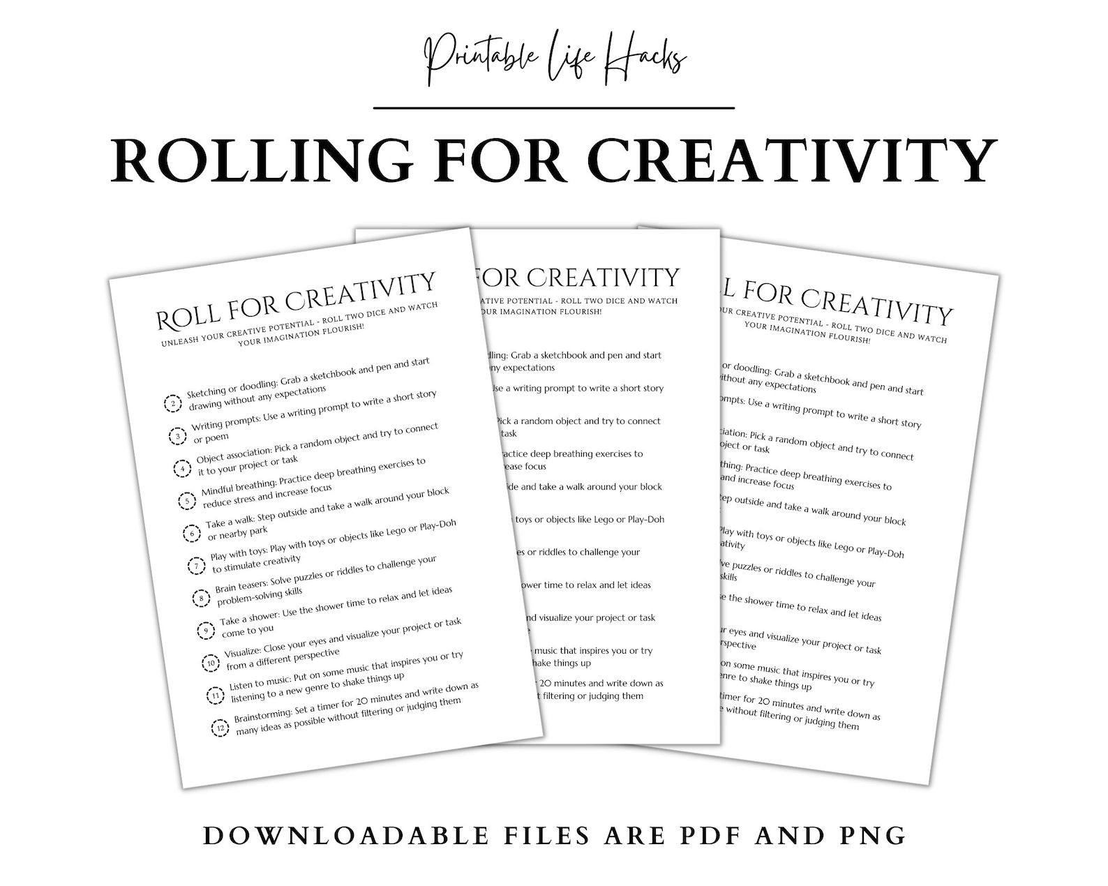 Rolling for Creativity - Unleashing Your Creative Potential With Two ...