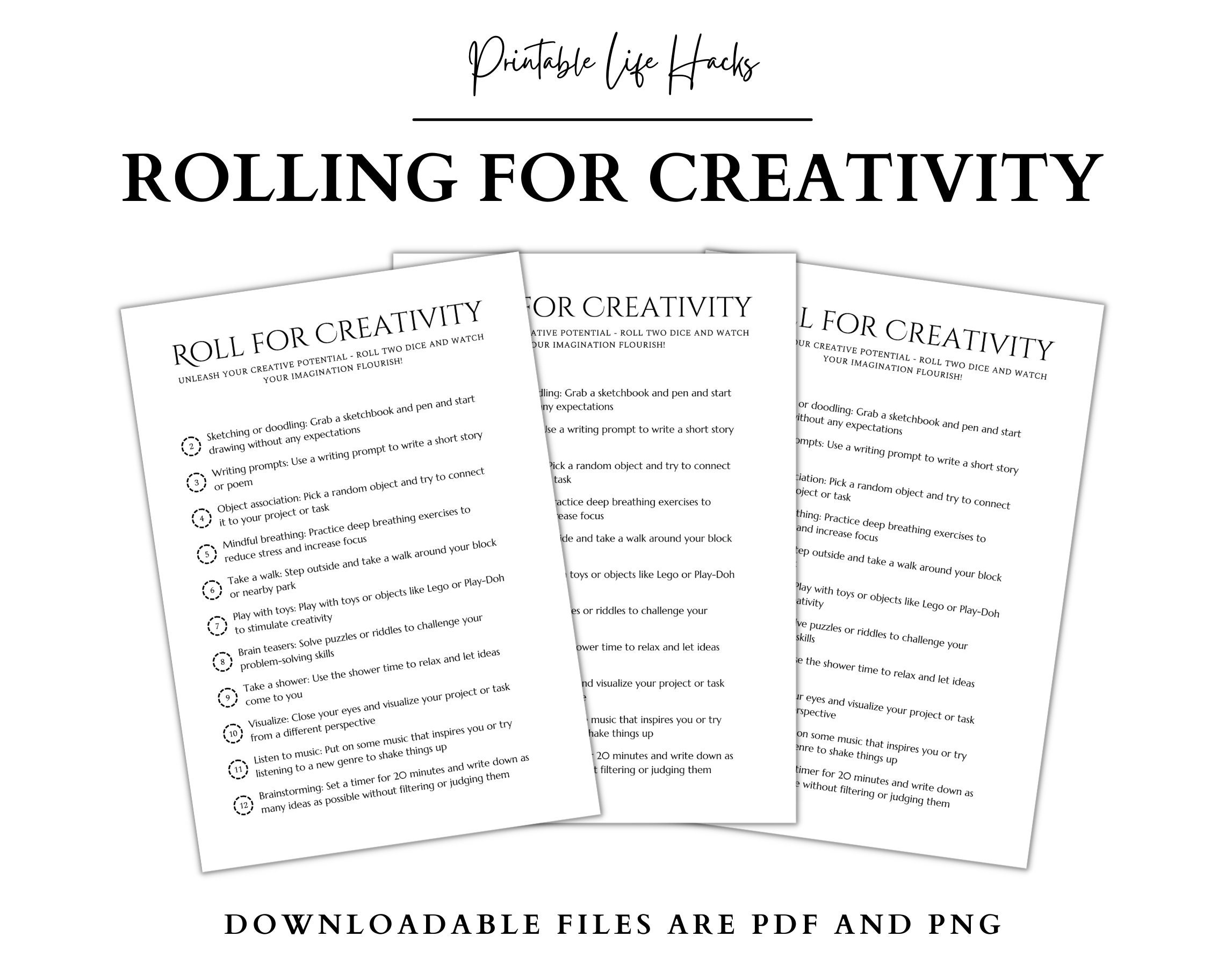 Rolling for Creativity - Unleashing Your Creative Potential With Two ...