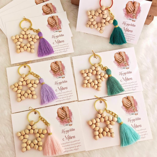 Star Keychain - Etsy