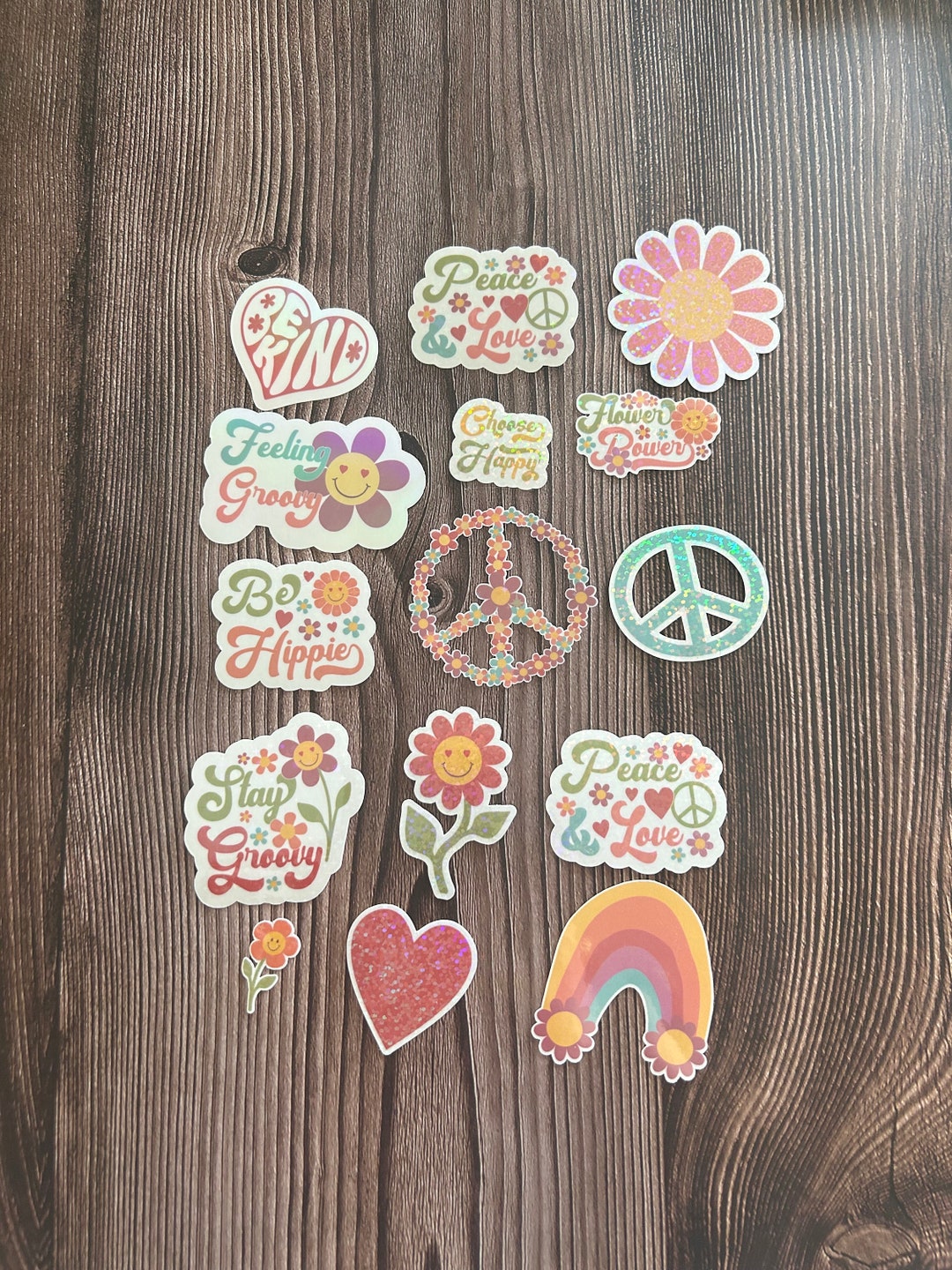 Boho Stickers, Groovy Stickers, Boho, Minimalist, Hippie Sticker ...