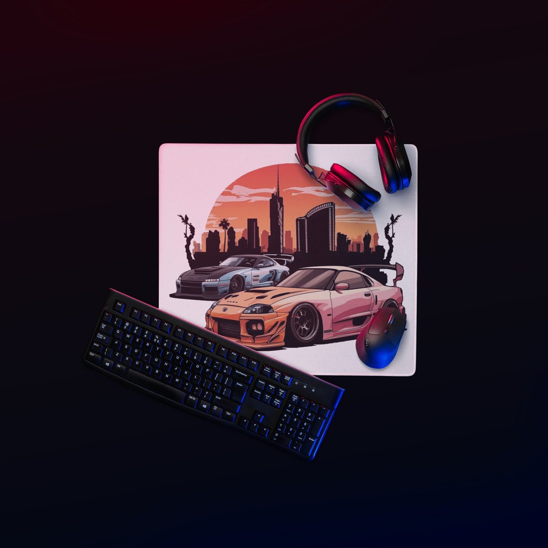 JDM Custom Gaming Mouse Pad, Skyline Car, Rx7, R33 R33 R34 Gtr, Nissan ...