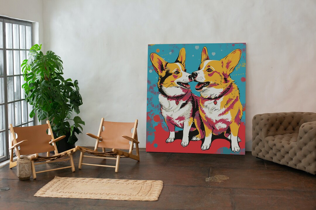 Corgi Pop Art Printable, Instant Download, Printable Corgi Art. Corgi ...