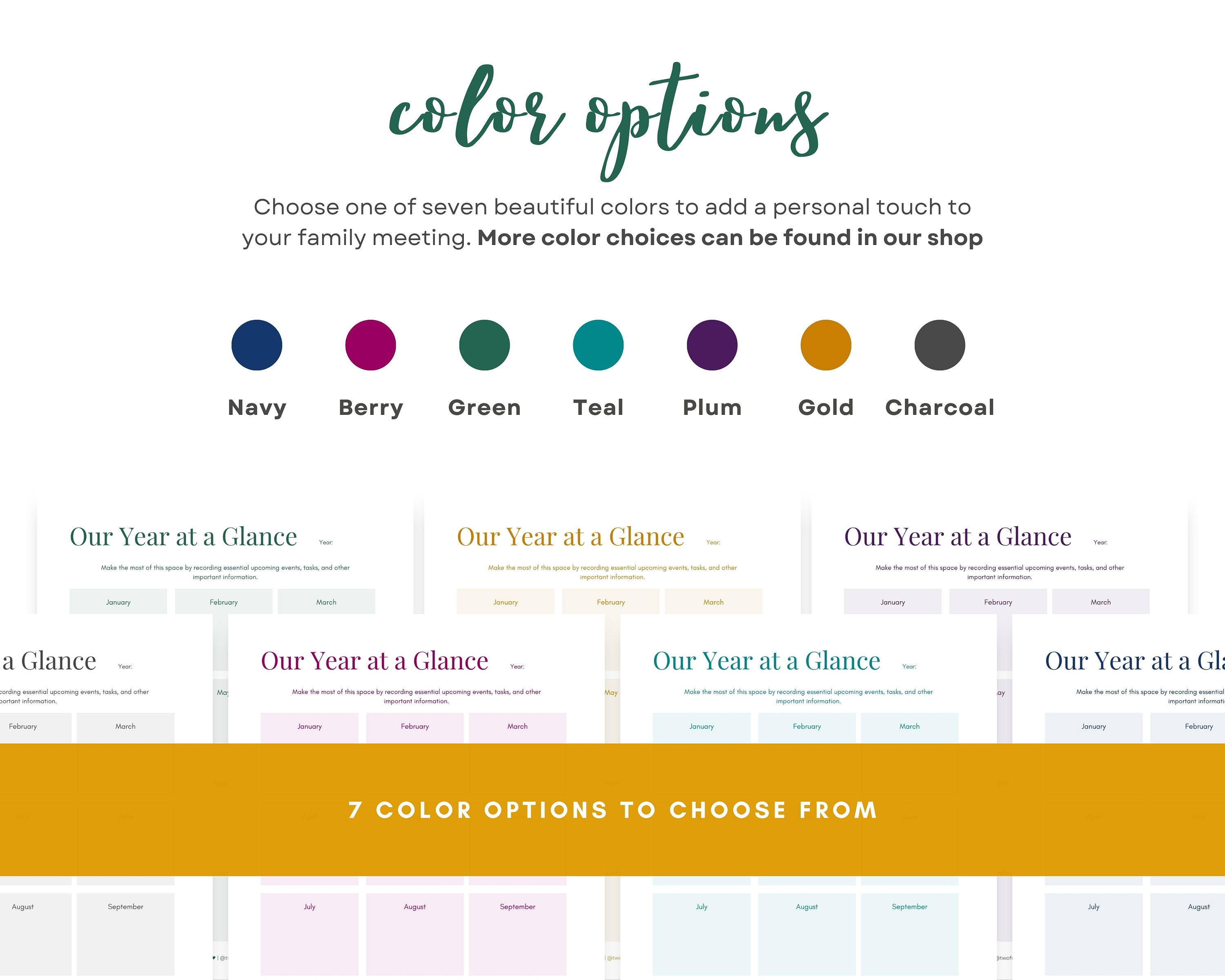 Annual Family Check-in, Family Meeting, Home Planner, Annual Check-in ...
