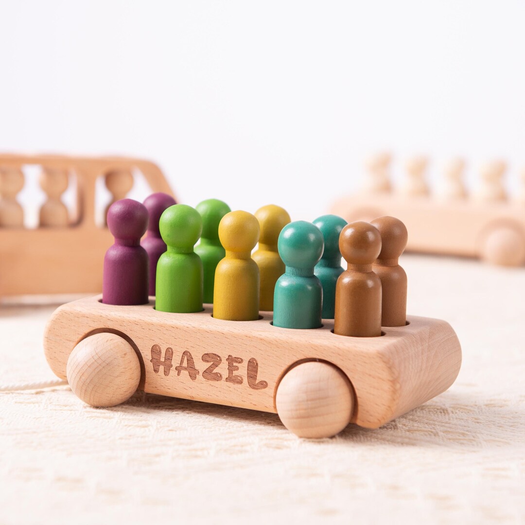 Personalized Baby Gifts for Boys, Custom Wooden Baby Toys With Name ...
