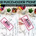 Printable Placeholder Money Bundle for Cash Envelopes | A6 Budget ...