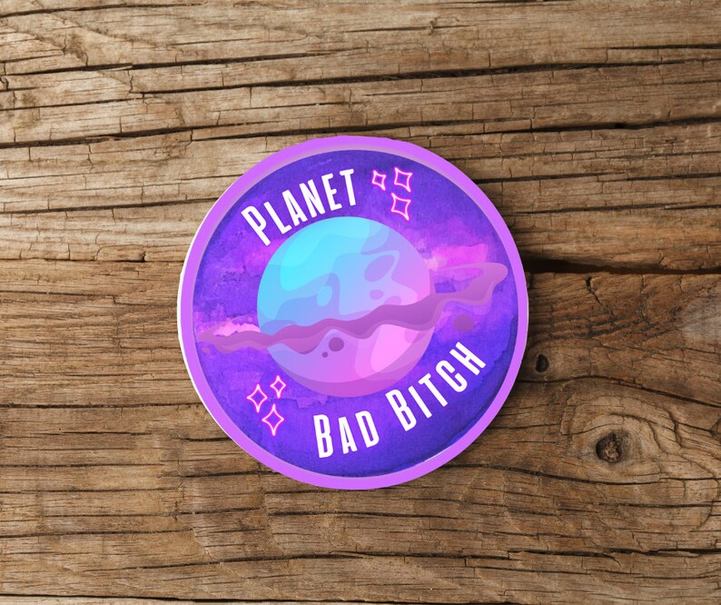 Planet Baddie Sticker Glossy/matte - Etsy