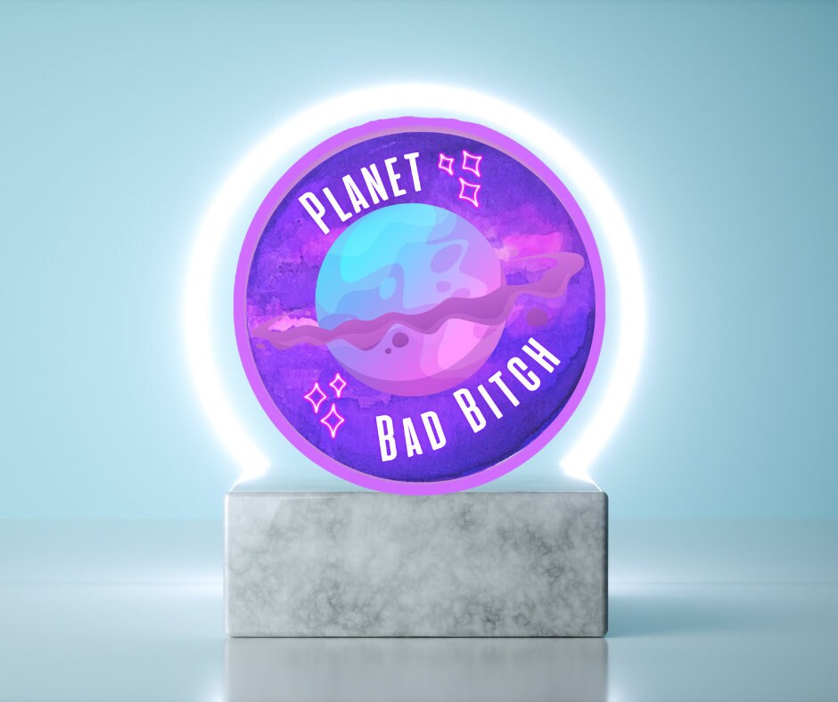 Planet Baddie Sticker Glossy/matte - Etsy