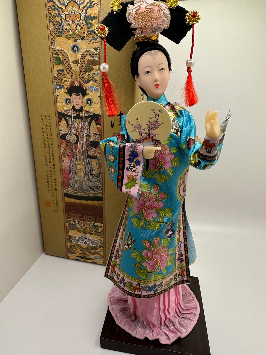 Beautiful Handmade Traditional Chinese Qing Dynasty Doll Silk Dress - Etsy