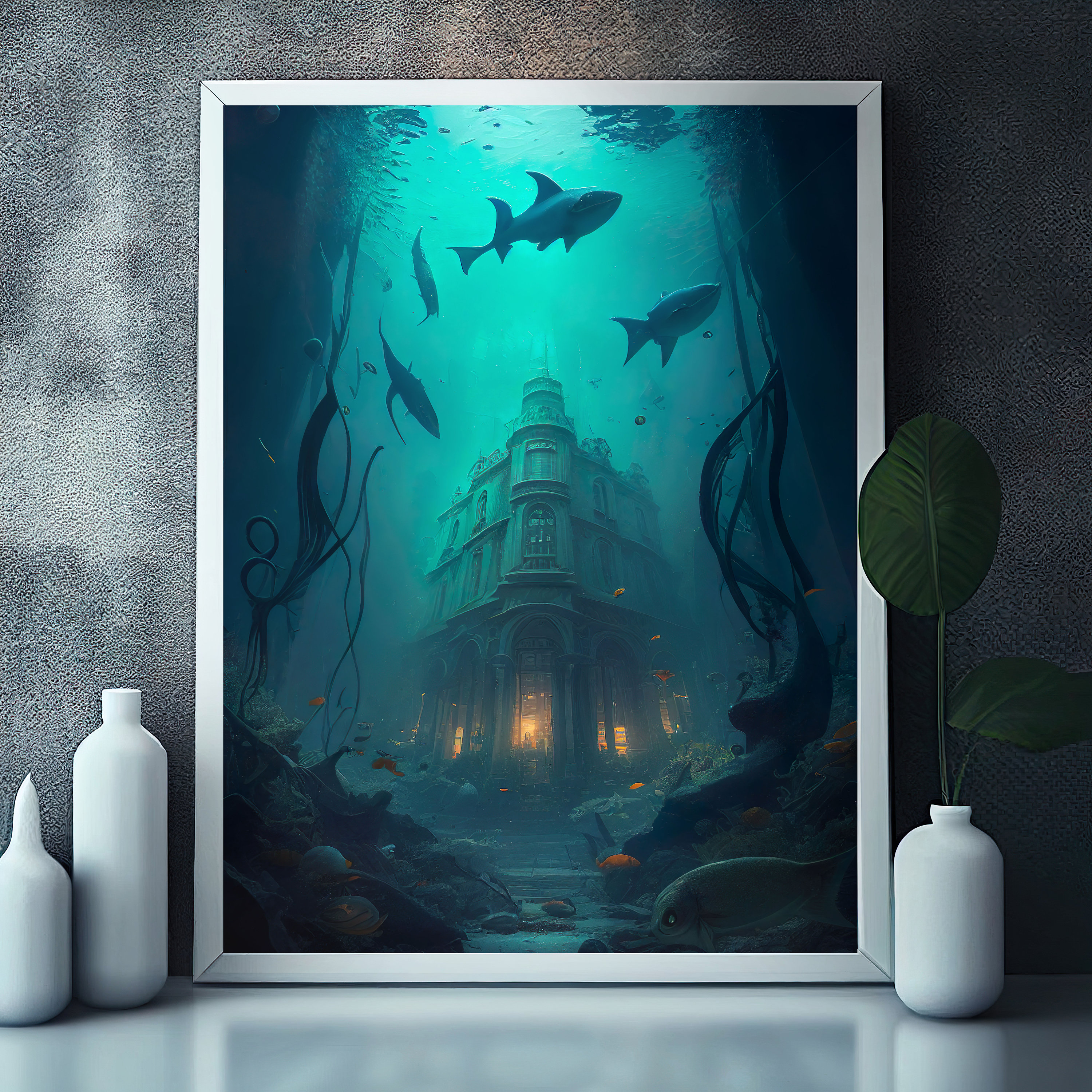 Underwater City Art