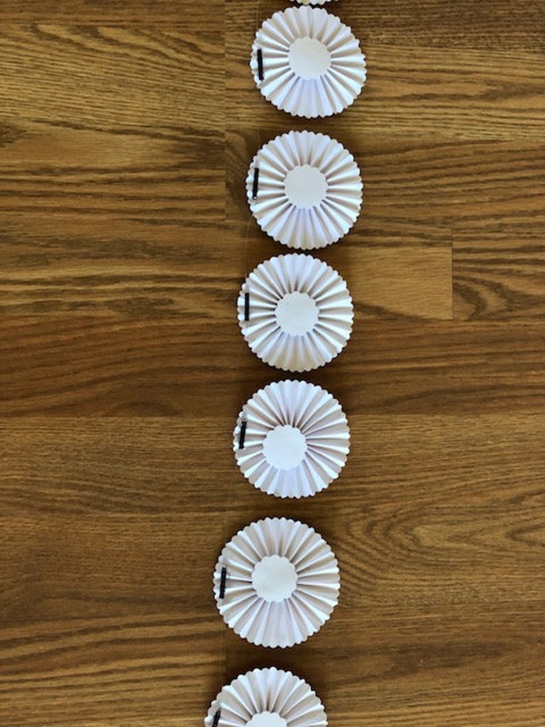Spring/flower - Banner/garland - Paper Rosette Banner - Etsy