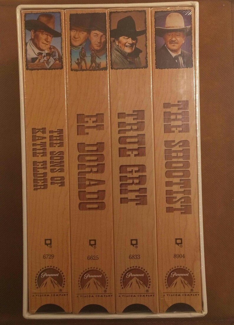 Sealed John Wayne VHS Collection - Etsy