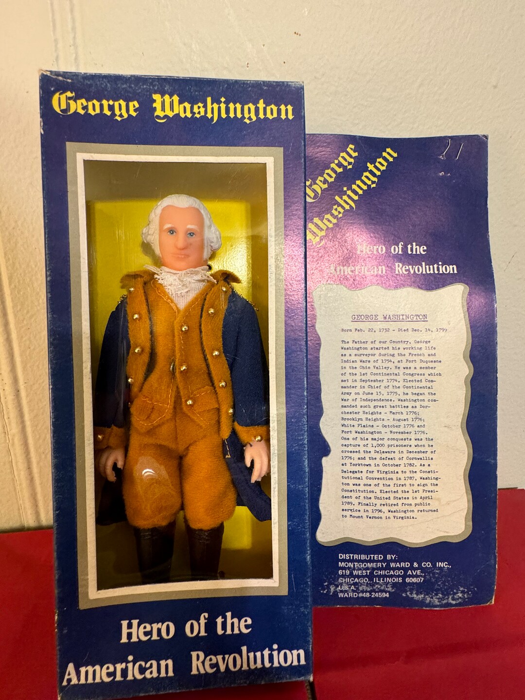 1974 George Washington Doll Vintage Heroes of America Collectible - Etsy