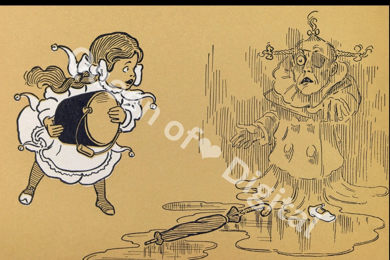 Digital Download Vintage Wizard of OZ Postcard Halloween - Etsy