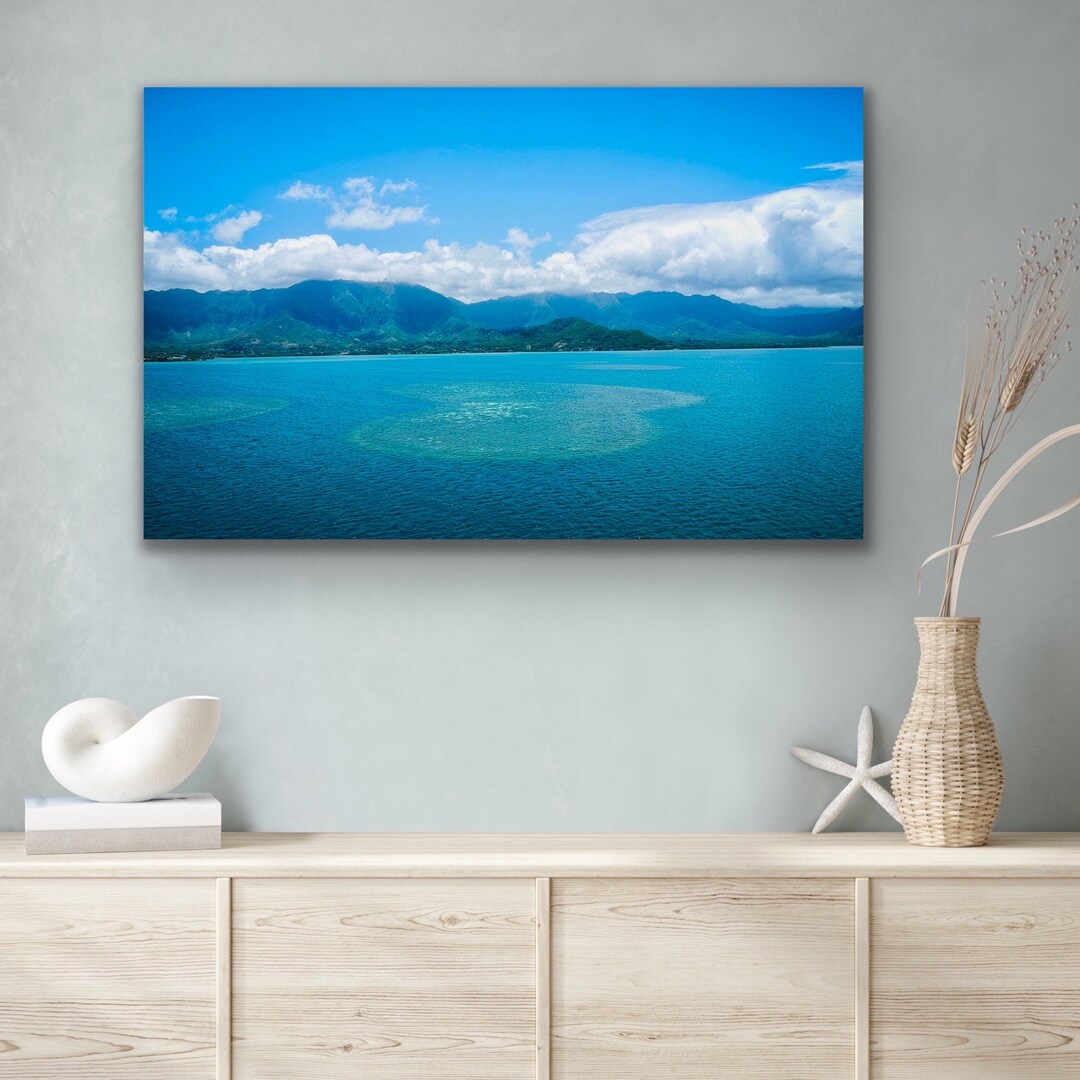 Reefs of Oahu, Hawaii Poster, Ocean Poster, Island Poster - Etsy