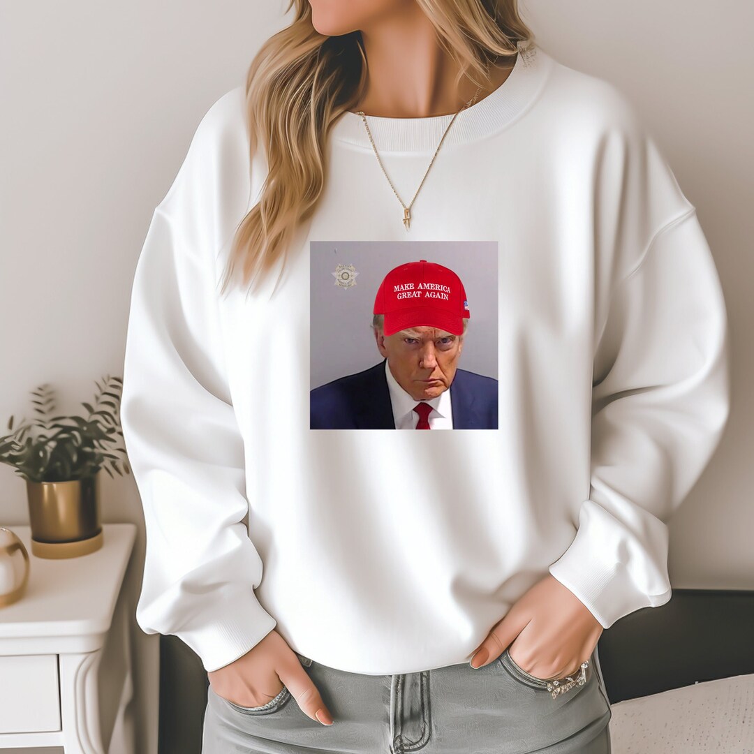 Trump Mugshot Sweater, Donald Trump Mugshot, Donald Trump Sweater, Make ...