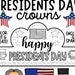 Presidents Day Crowns - Hats - Headbands - Craft for February - George ...