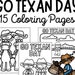 Go Texan Day Coloring Pages - 15 Texas Coloring Sheets - Cowboy and ...