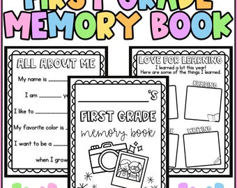 Third Grade Memory Book - End of Year 3rd Grade Book - Writing and ...