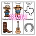 Texas BINGO Game -western, Rodeo, Cowboy, Symbols, Go Texan Day- Class ...