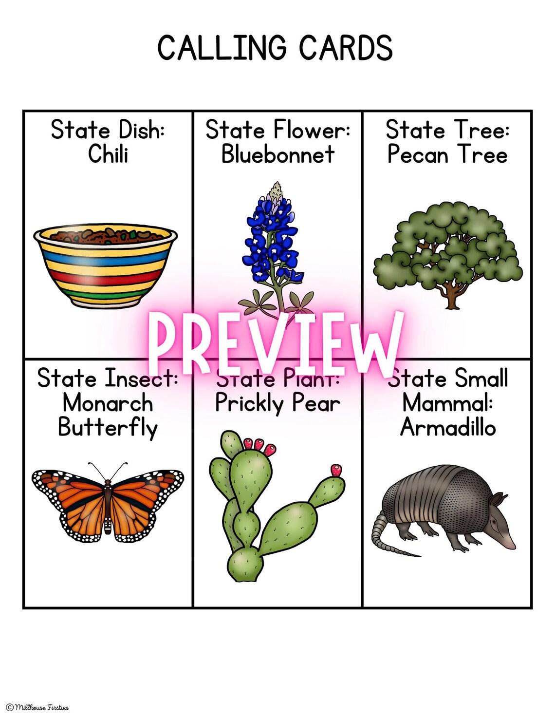 Texas BINGO Game -western, Rodeo, Cowboy, Symbols, Go Texan Day- Class ...