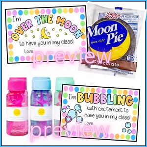 Back to School Gift Tags - Meet the Teacher Open House - Easy Gifts for ...