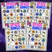 Space BINGO Game - Astronauts, Planets, Outer Space, Rocket Ships ...