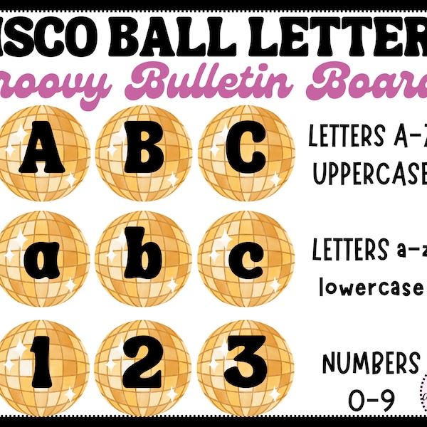 Disco Ball Bulletin - Etsy