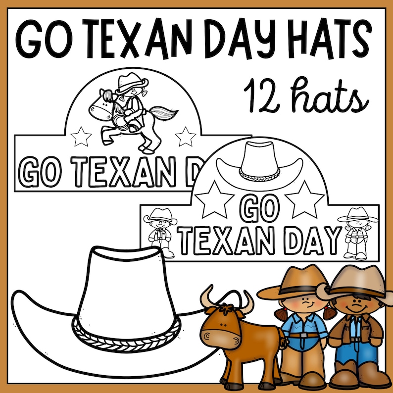 Go Texan Day Hats! 12 Texas Themed Hats for Go Texan Day February 24 ...