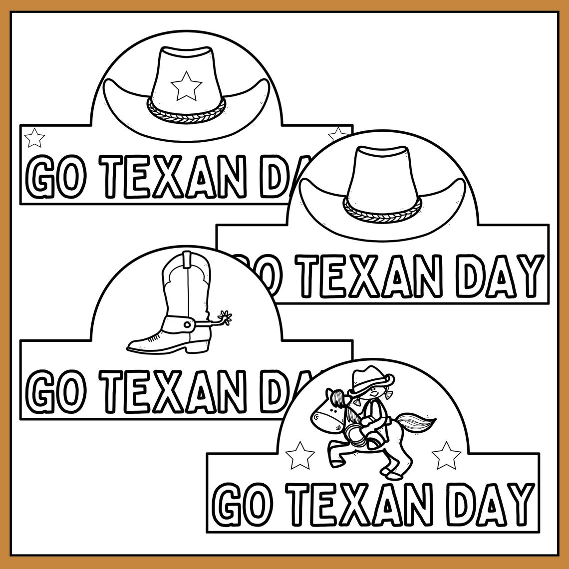 Go Texan Day Hats! 12 Texas Themed Hats for Go Texan Day February 24 ...